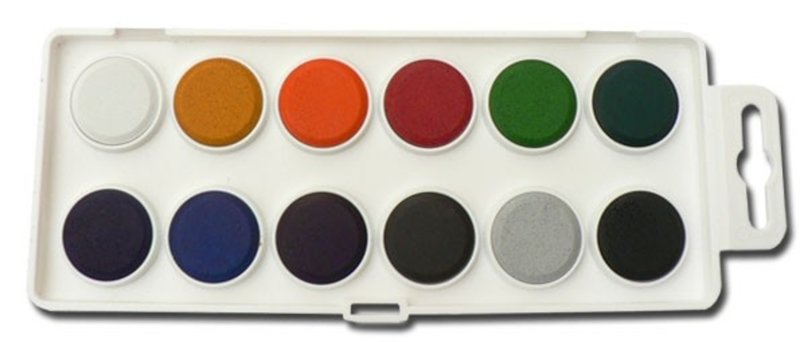Koh-i-Noor Vízfesték 12 színben / átmérő 22 mm / ANILINKY - • pexo.hu